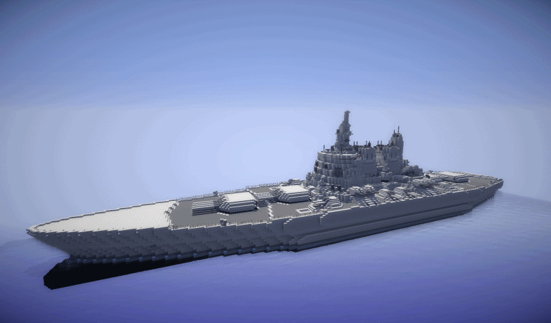 AU [tokachi] class strike heavy cruiser Minecraft Map