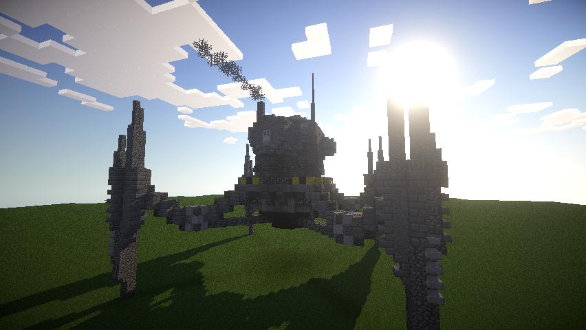 Iron beast Multi-Terrain Crawler C3-16 Minecraft Map