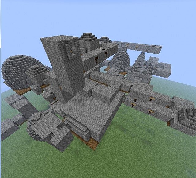 Stone Dungeon building kit Minecraft Map