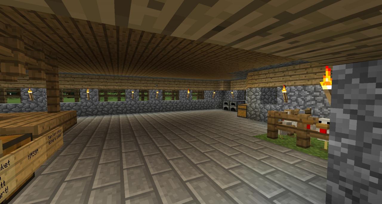Big Medieval Shop/House Minecraft Map
