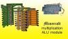 Compact multiplication 8-bit ALU module Minecraft Map