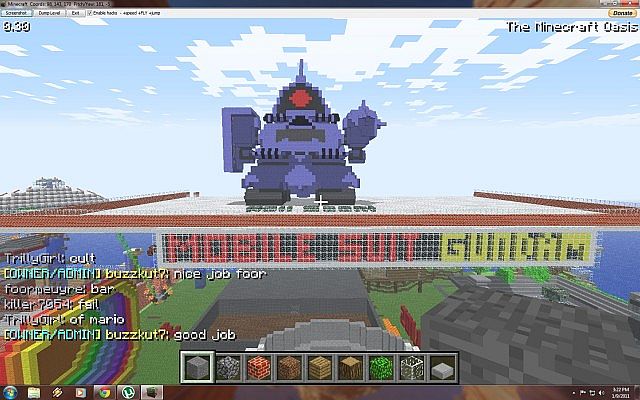 Gundam Gouf SD (Classic) Minecraft Map
