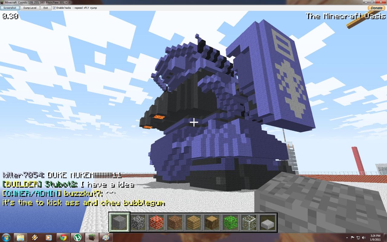 Gundam Gouf SD (Classic) Minecraft Map