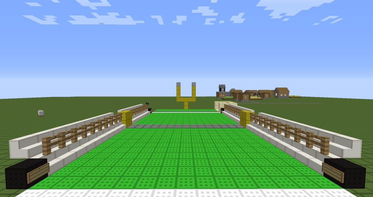 PLAYABLE Minecraft Football Game Minecraft Map