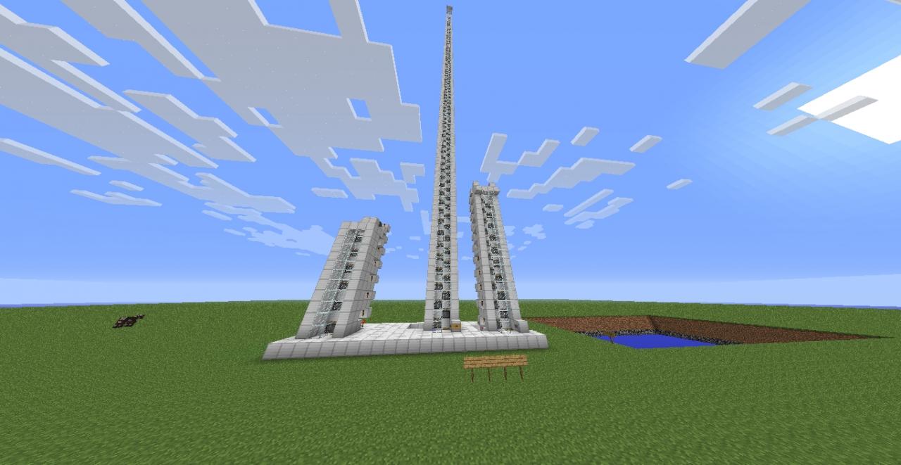 Piston Elevator Minecraft Map