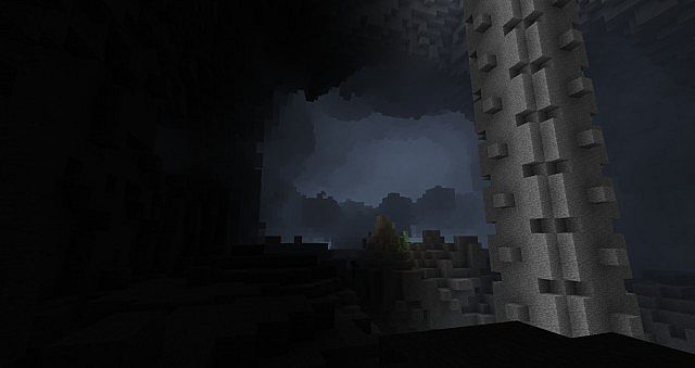 our last cave city in Gooncraft Minecraft Map