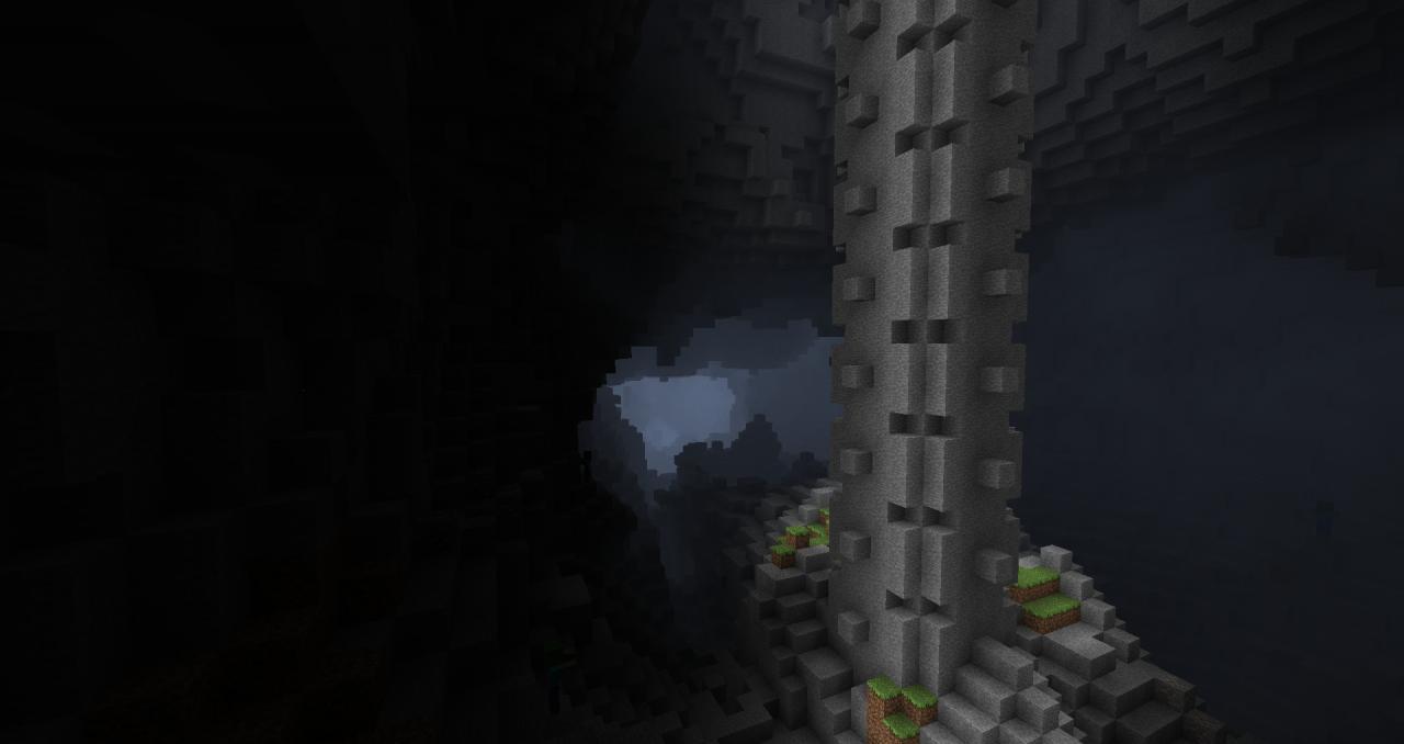 our last cave city in Gooncraft Minecraft Map