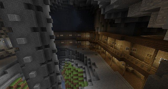 our last cave city in Gooncraft Minecraft Map