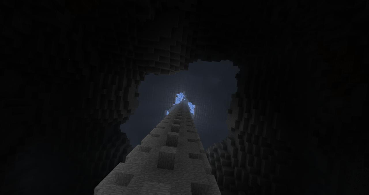 our last cave city in Gooncraft Minecraft Map