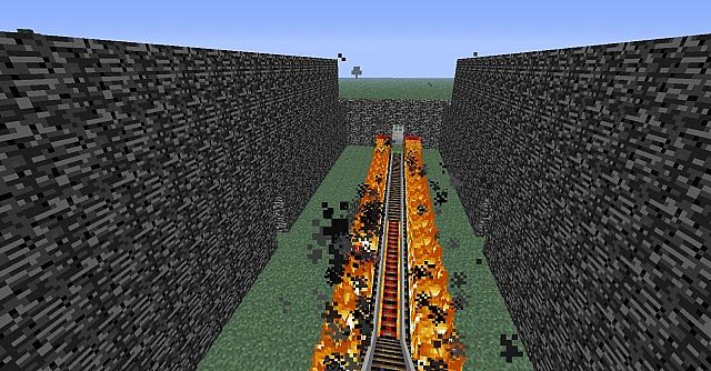 Endless Pvp Roller coaster Minecraft Map