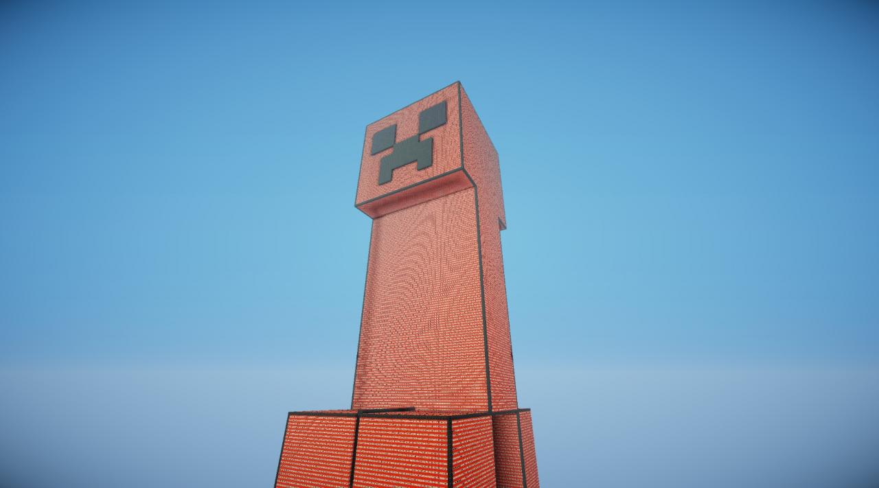 Giant TNT Creeper w/60,000 TNT Minecraft Map