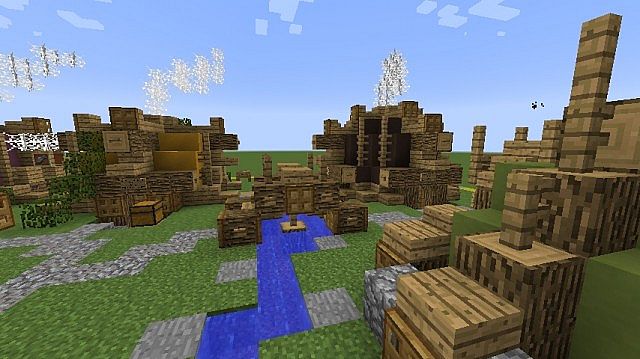 50x50 small town Minecraft Project