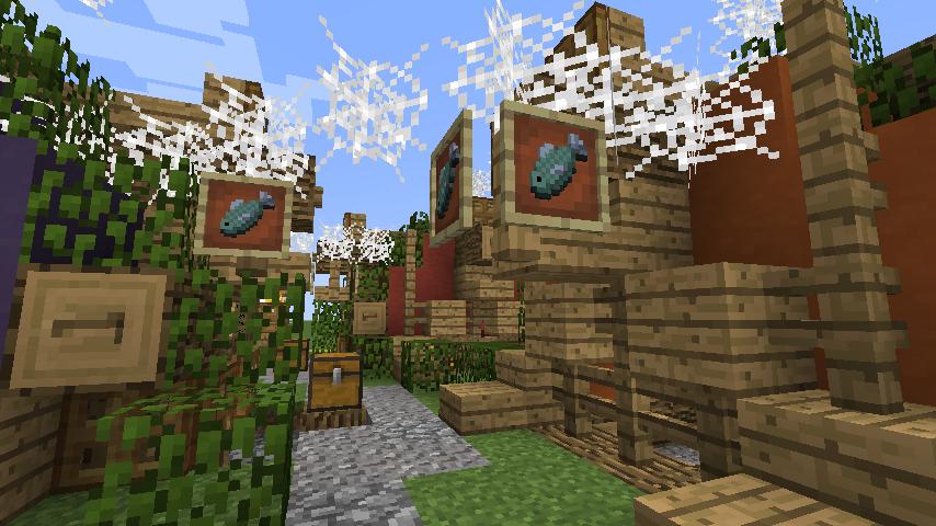 50x50 small town Minecraft Map