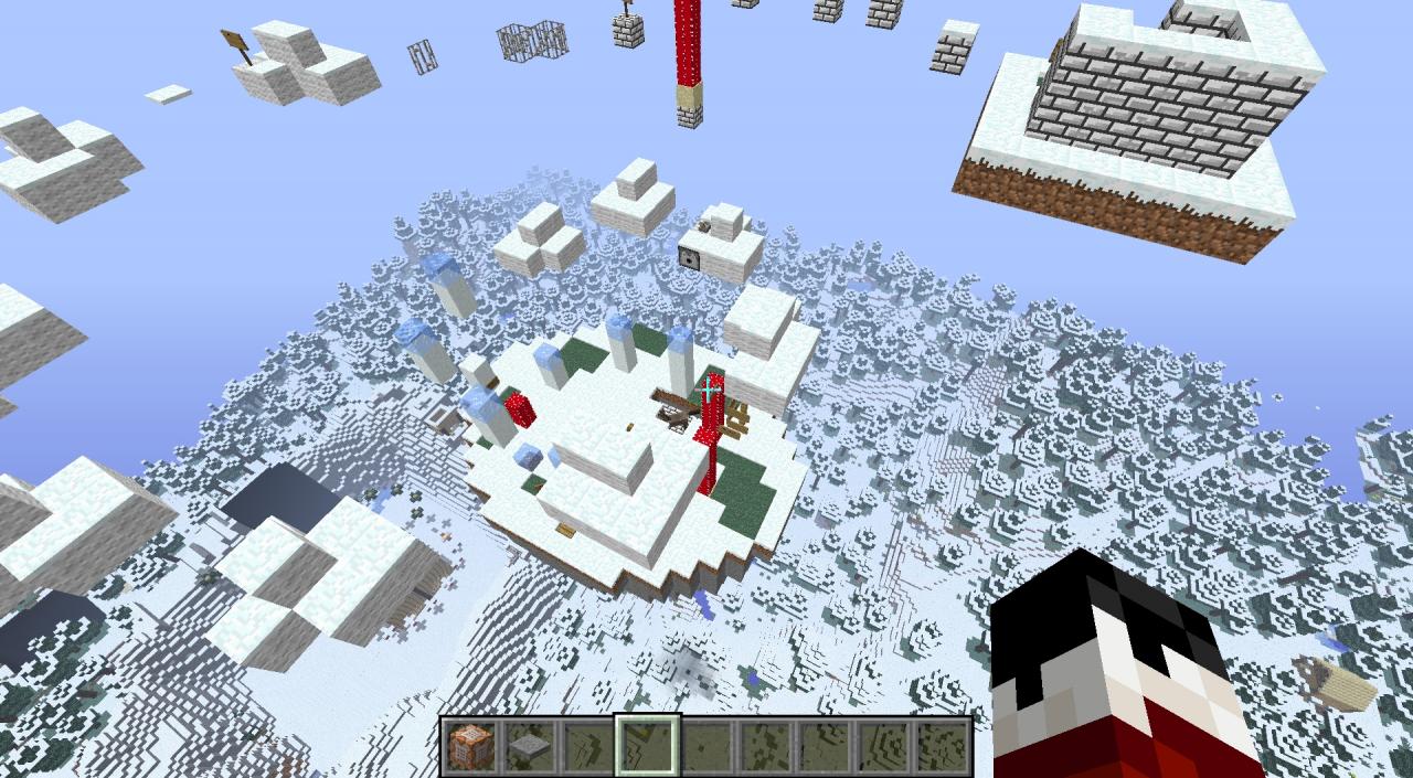 Epic jump Map Christmas trolling... JR :D Minecraft Map