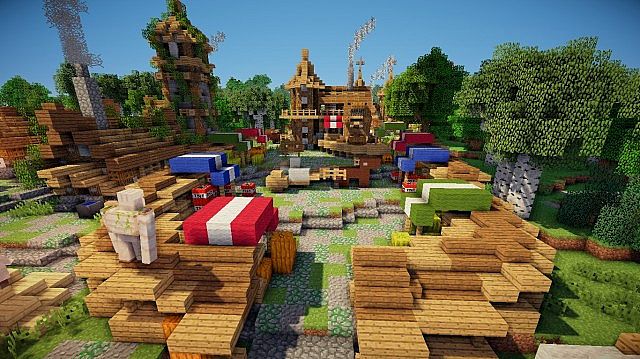 Medieval Village of Fusia by GidderGames Minecraft Map