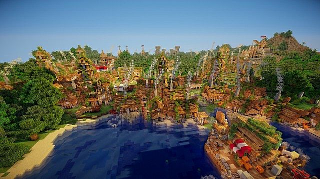 Medieval Village of Fusia by GidderGames Minecraft Map