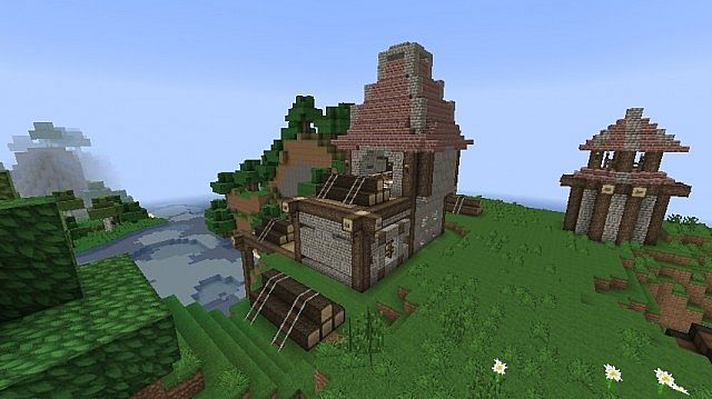 14 century lumberjacks house Minecraft Map