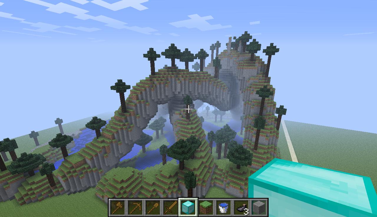 Custom Terrain | Rainbow Minecraft Map