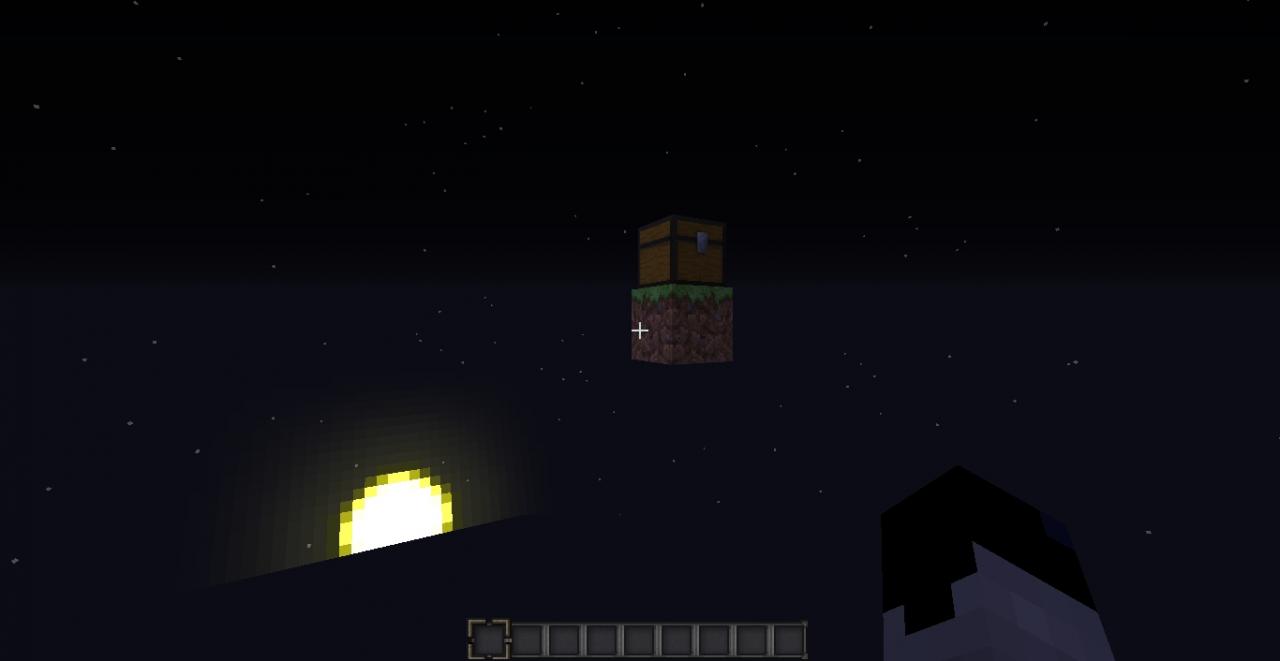 1 block sky survival Minecraft Map