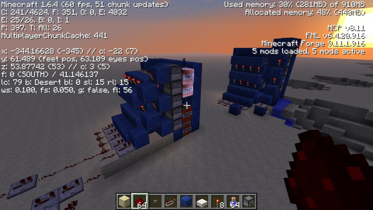 Super TNT Cannon Minecraft Map