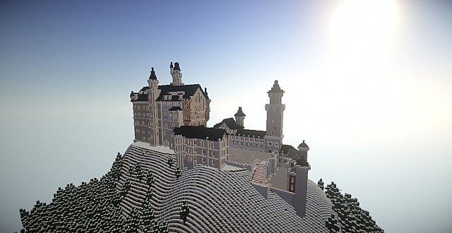 Neuschwanstein Castle(Exterior) - A Minecraft Timelapse Minecraft Project