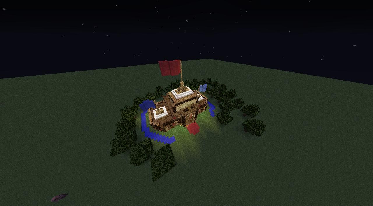 Majestic Spruce Castle Minecraft Map