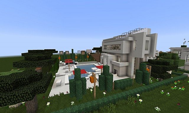Modern Village № 2 V1.0 Minecraft Map