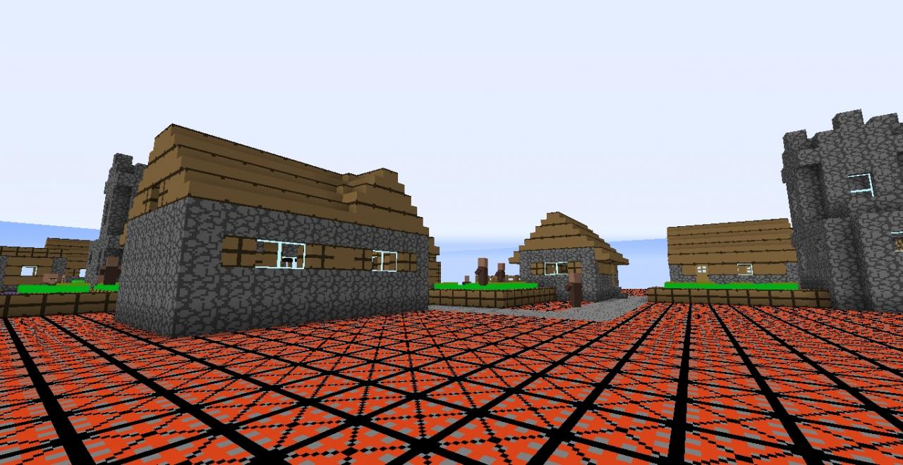 TNT Flatland Minecraft Map