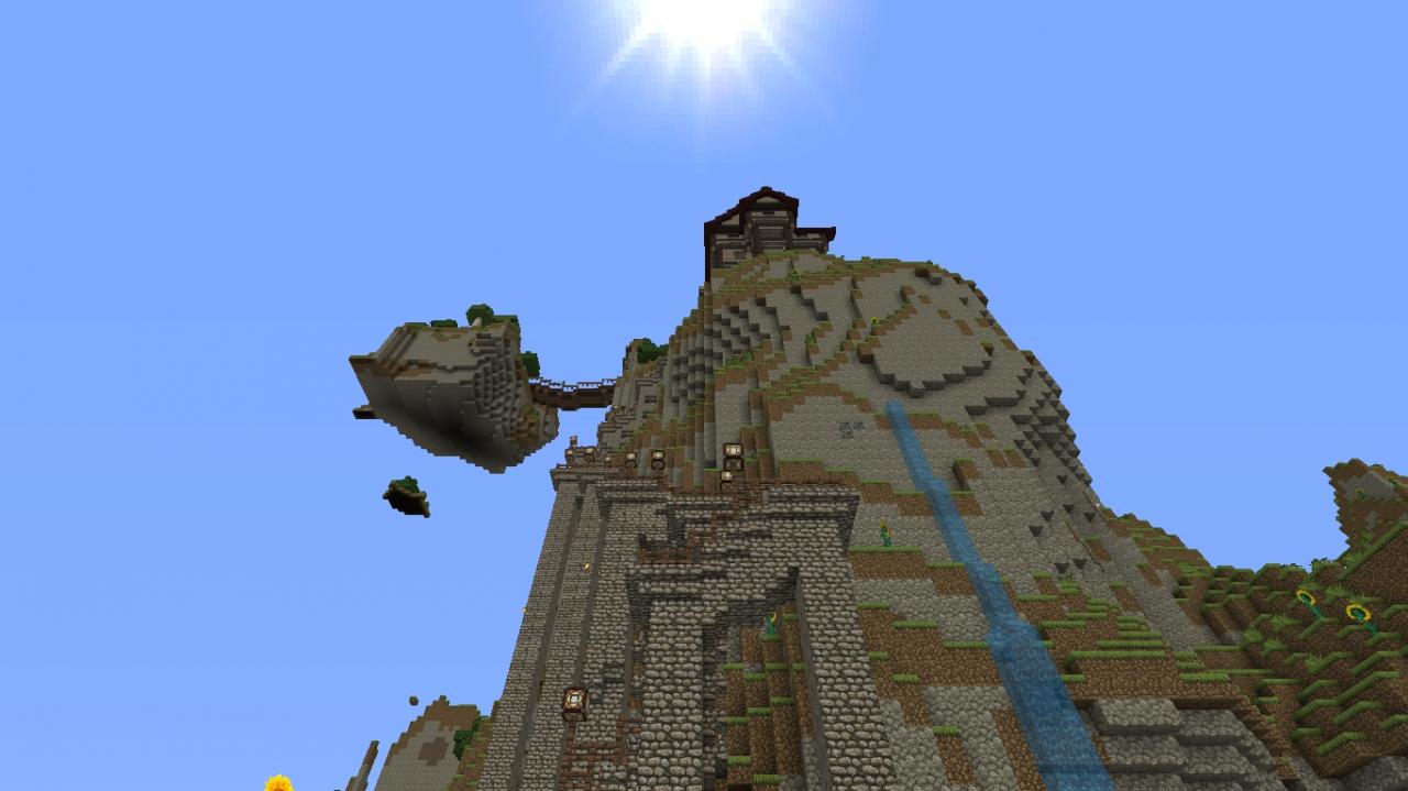 House on hillside Minecraft Map