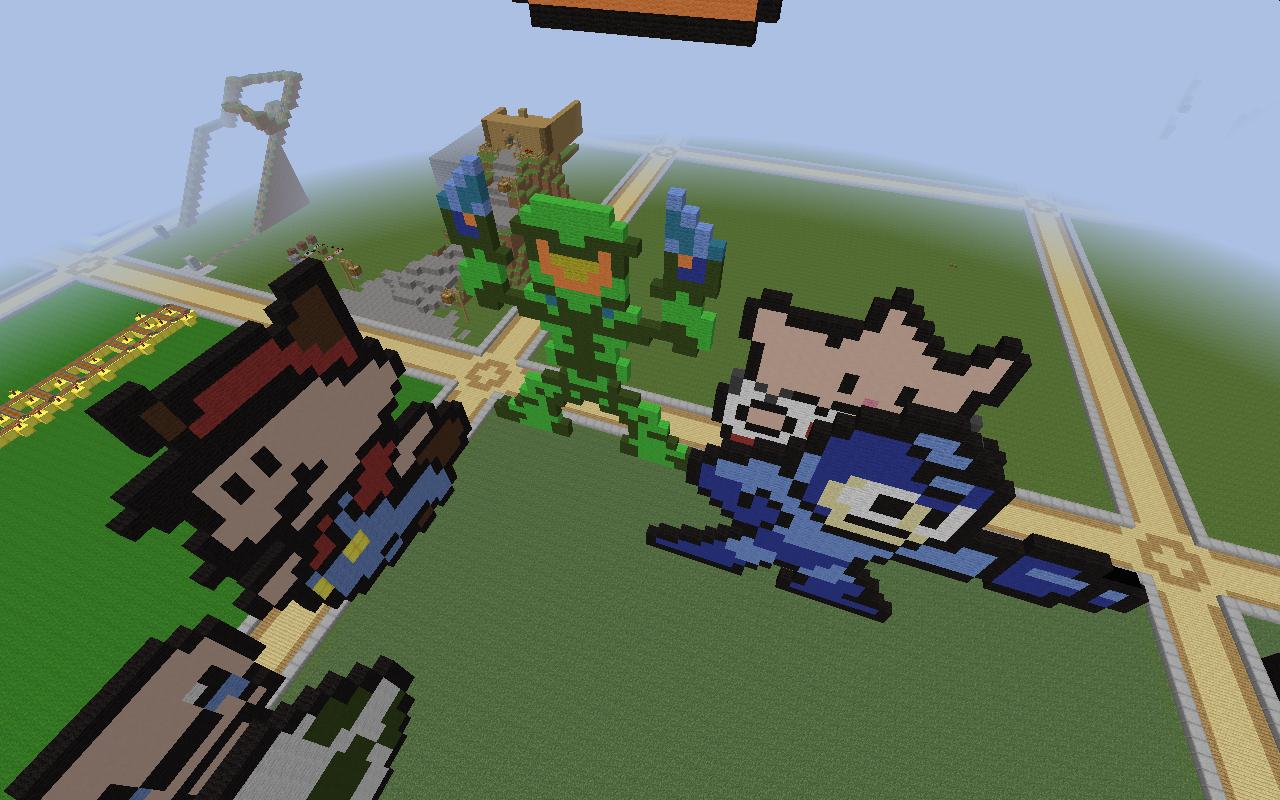 Amazing pixel art! Minecraft Map