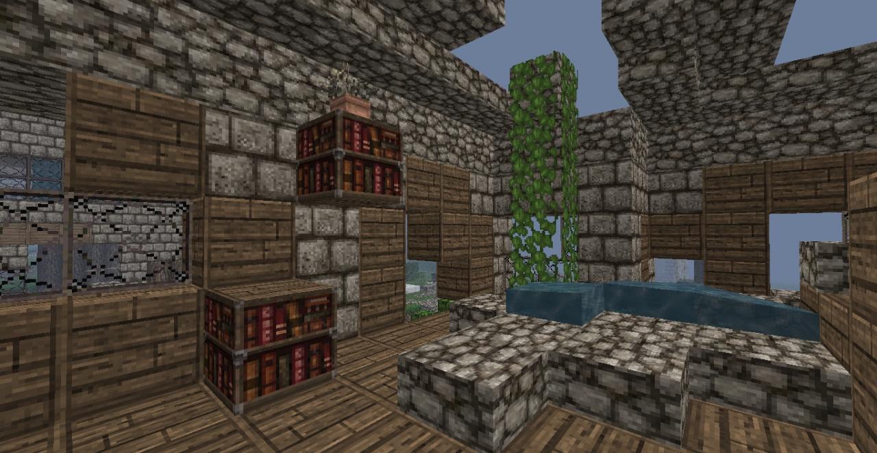 Post Apocaliptic / Ruins House Minecraft Map