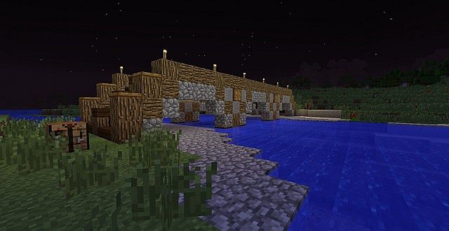 Simple Medieval Bridge Minecraft Map