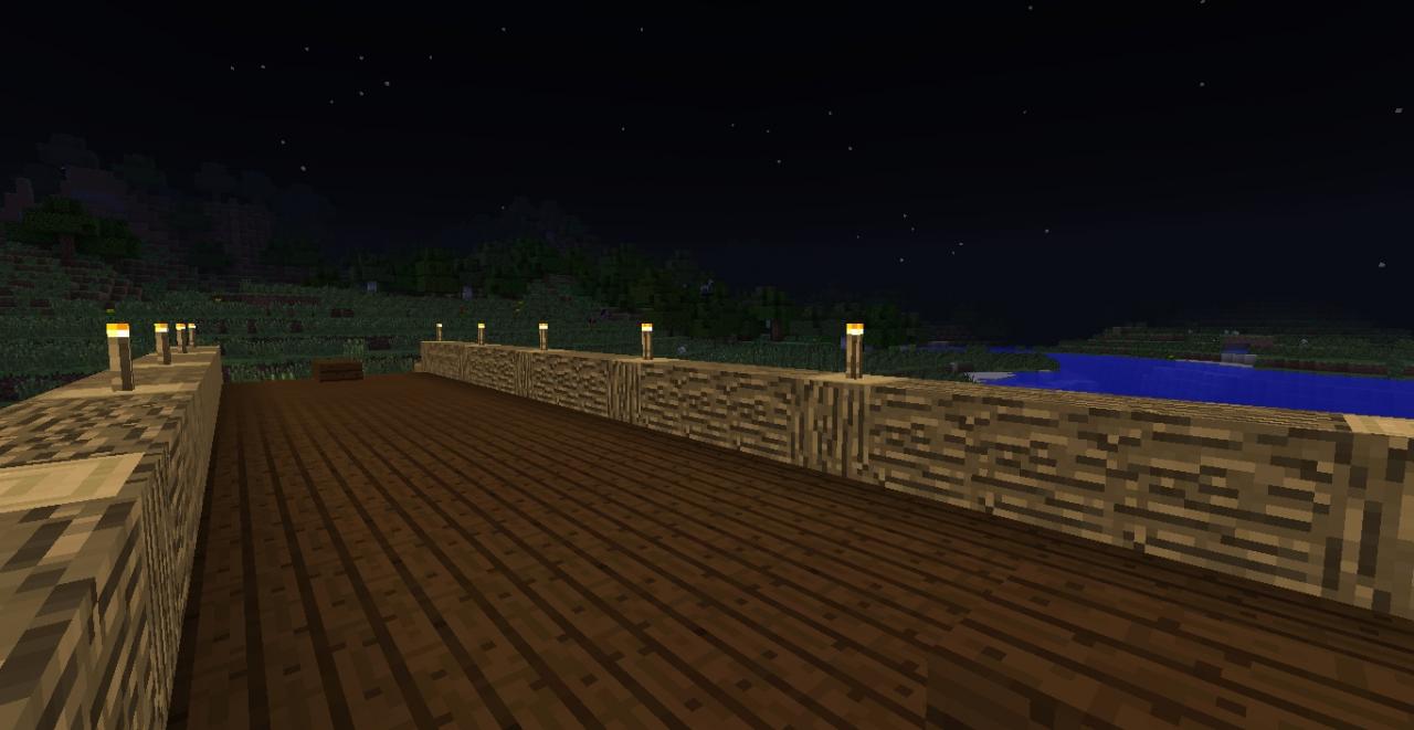 Simple Medieval Bridge Minecraft Map