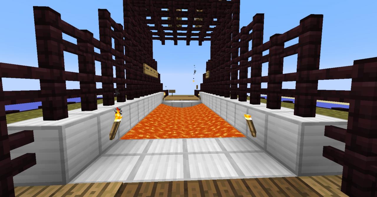 Piston Bridge Minecraft Map