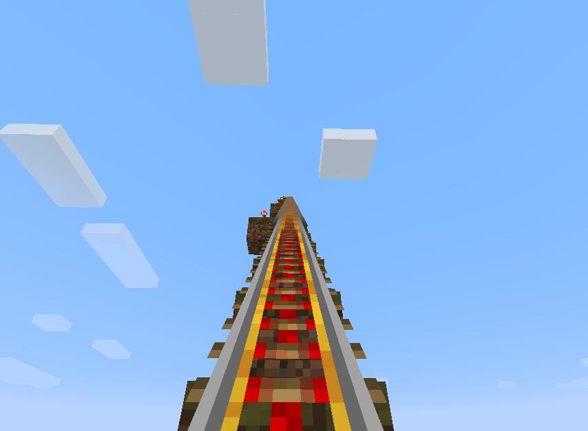 Roller Coster Minecraft Map