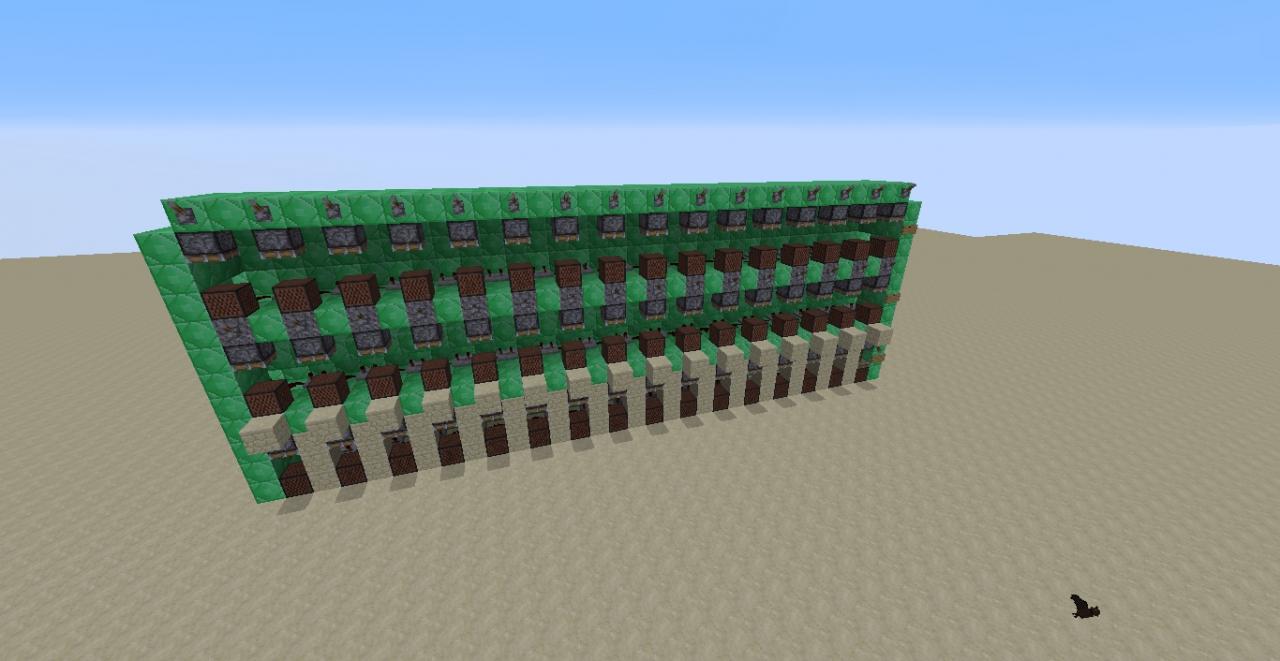 Note block Sequencer Minecraft Map