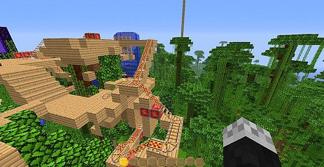Jungle Tree Fort Minecraft Map
