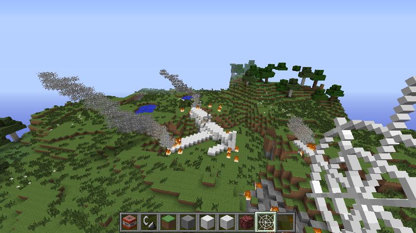 Air-plane Crash Minecraft Map