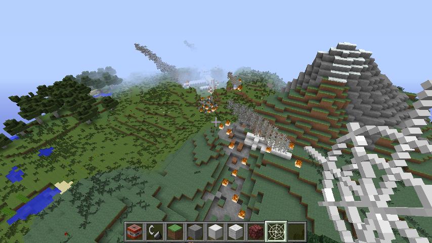 Air-plane Crash Minecraft Map