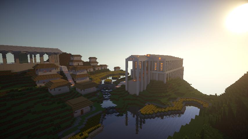 Mountain Town Minecraft Map