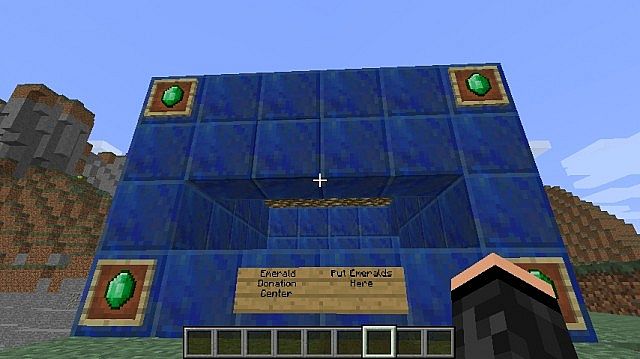Emerald Donation Center Minecraft Map