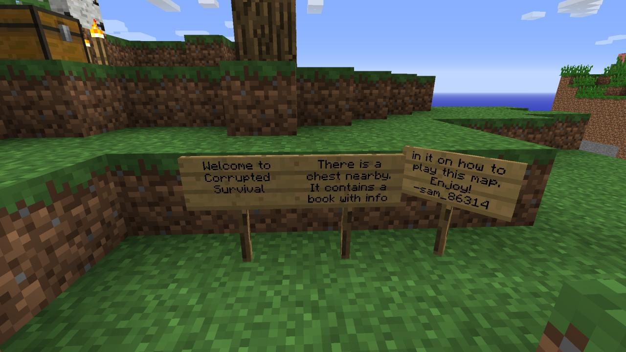 Corrupt Survival Minecraft Map