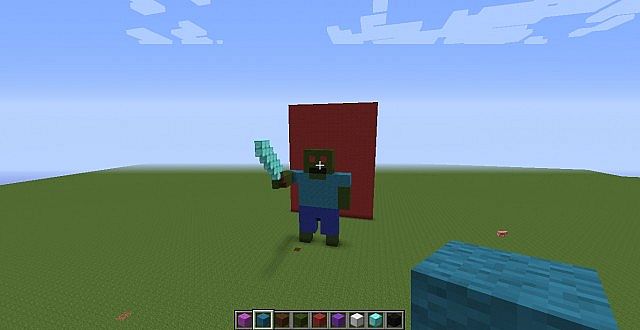 zombie with dimond sword Minecraft Map