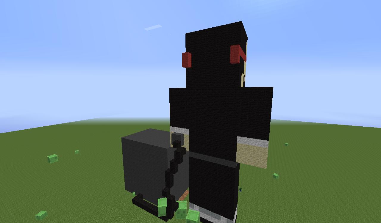 Captainsparklez statue Redo Minecraft Map