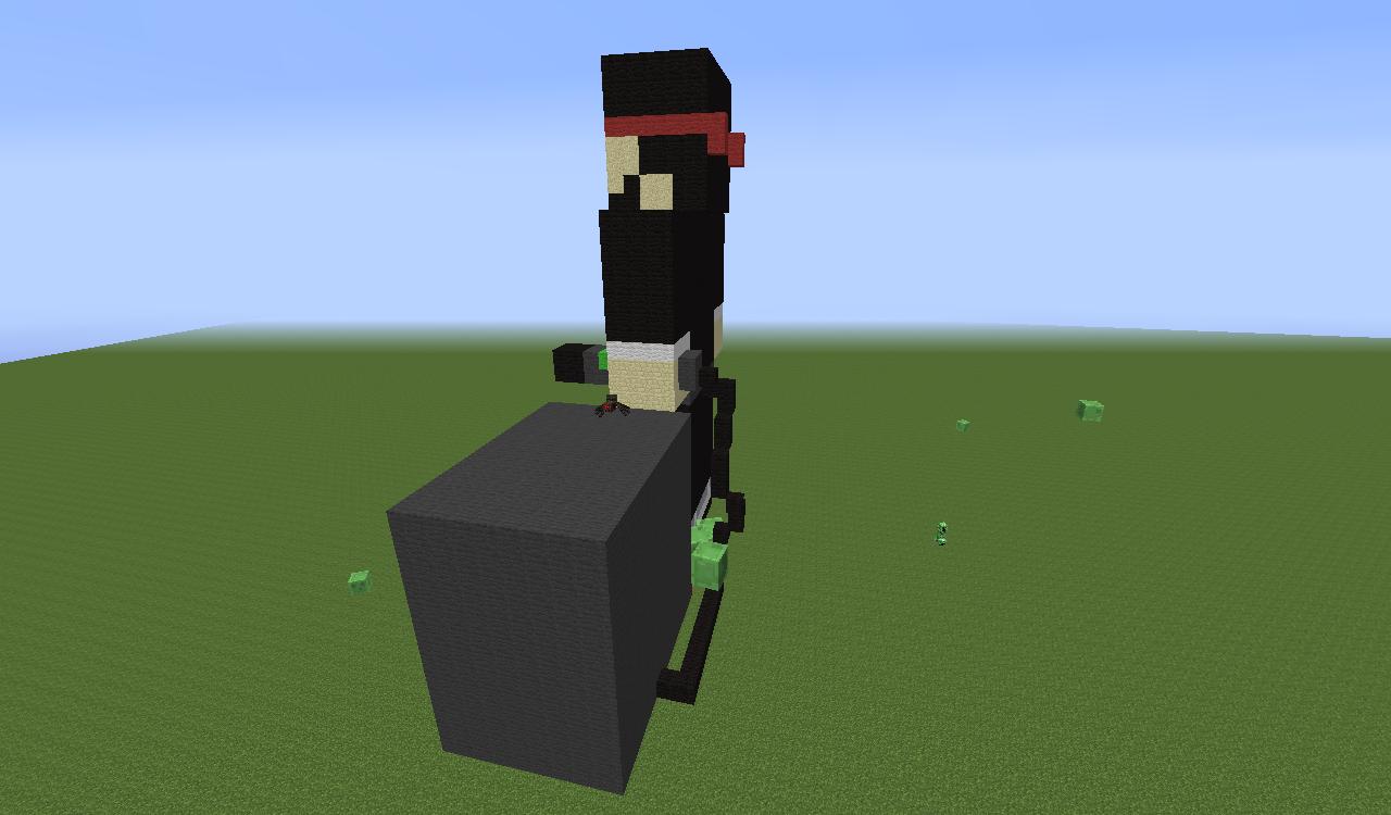 Captainsparklez statue Redo Minecraft Map