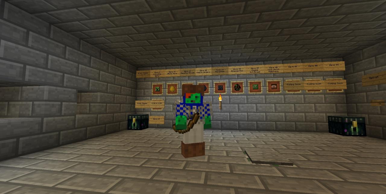 Blocks Vs Zombies Minecraft Map