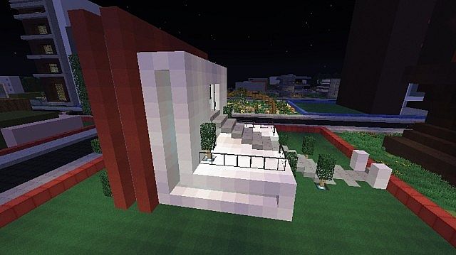 [3 Squares] Modern Build Minecraft Map