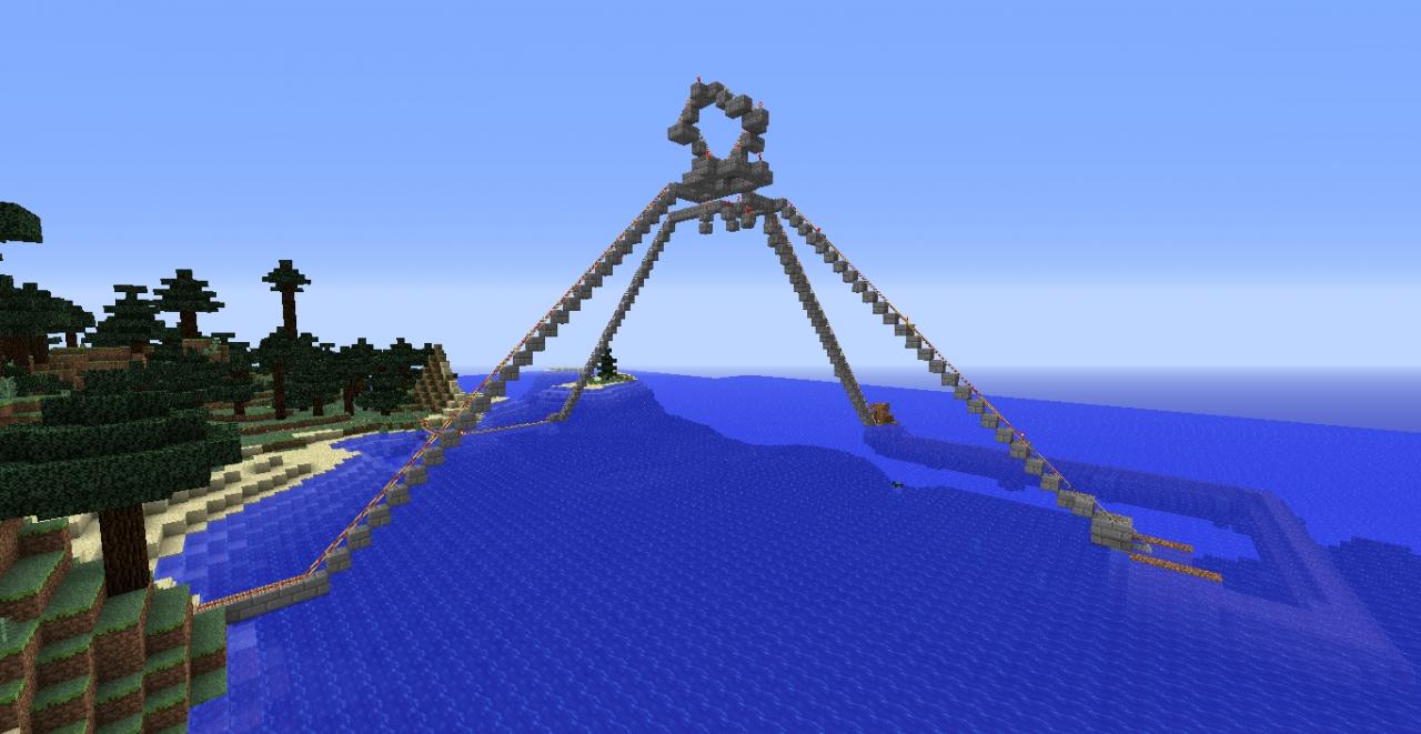 Epic Roller Coaster Minecraft Map