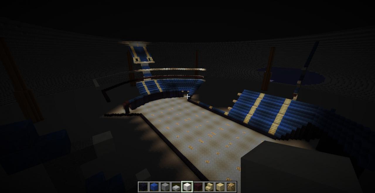 o2 Arena IN MINECRAFT!!!!! unfinished inside Minecraft Map
