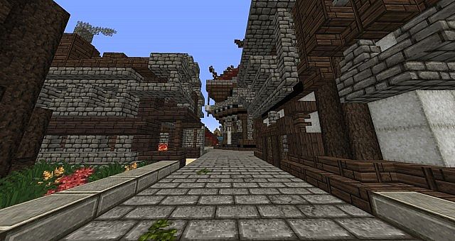 Apocalyptic Build on the Mithrintia Server Minecraft Map